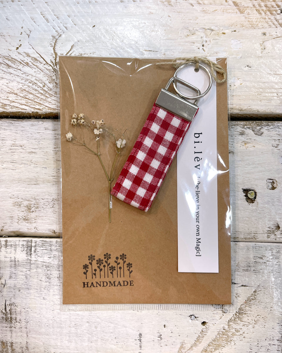 GINGHAM Key Fob – bi.lèv store